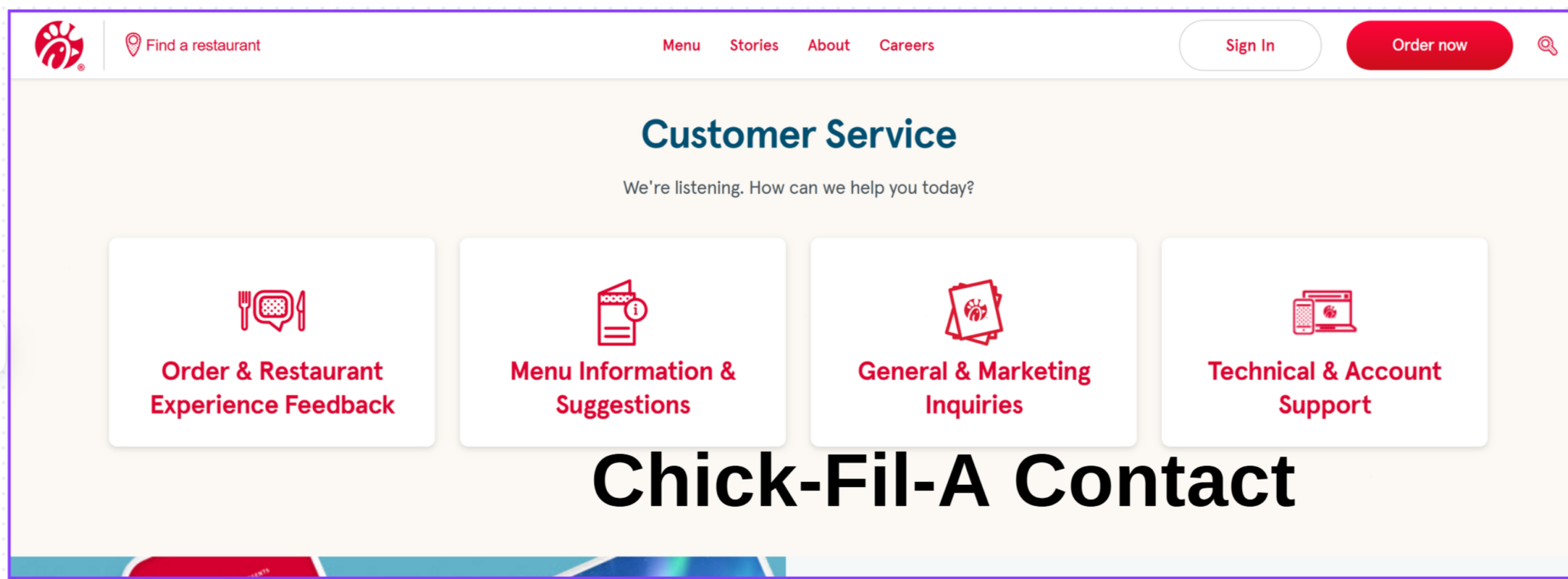 Contact Us - CFAHome